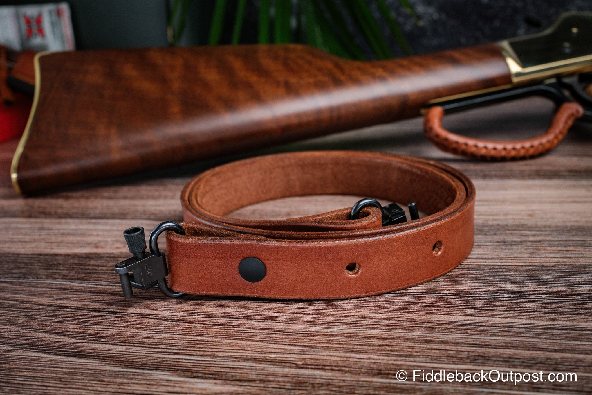 Fiddleback Outpost Rifle and Shotgun Leather