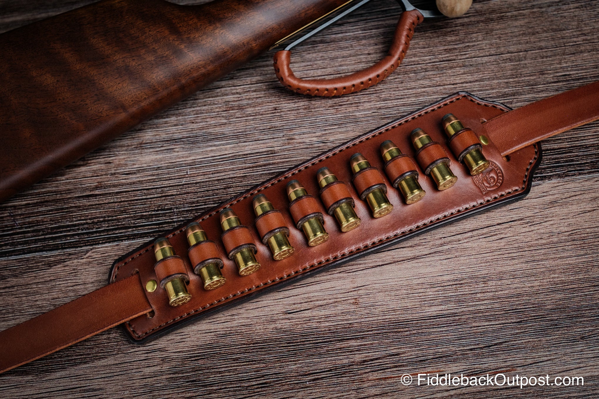 Fiddleback Outpost Rifle and Shotgun Leather