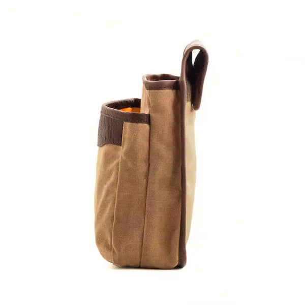White Wing Waxed Canvas Hunting Double Belt Pouch - Fiddleback Outpost