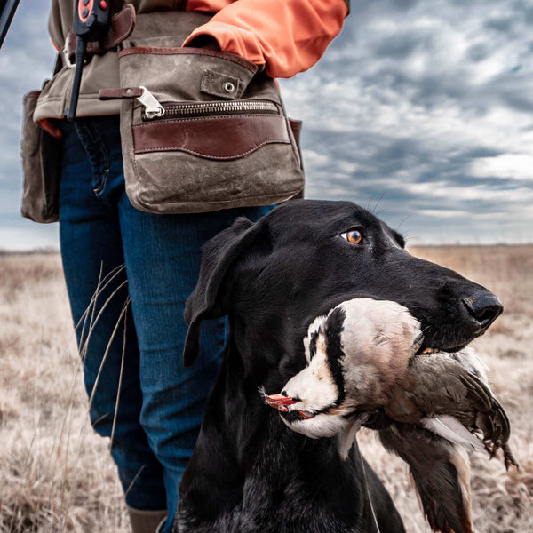 White Wing Waxed Canvas Hunting Game Bag Set - Fiddleback Outpost