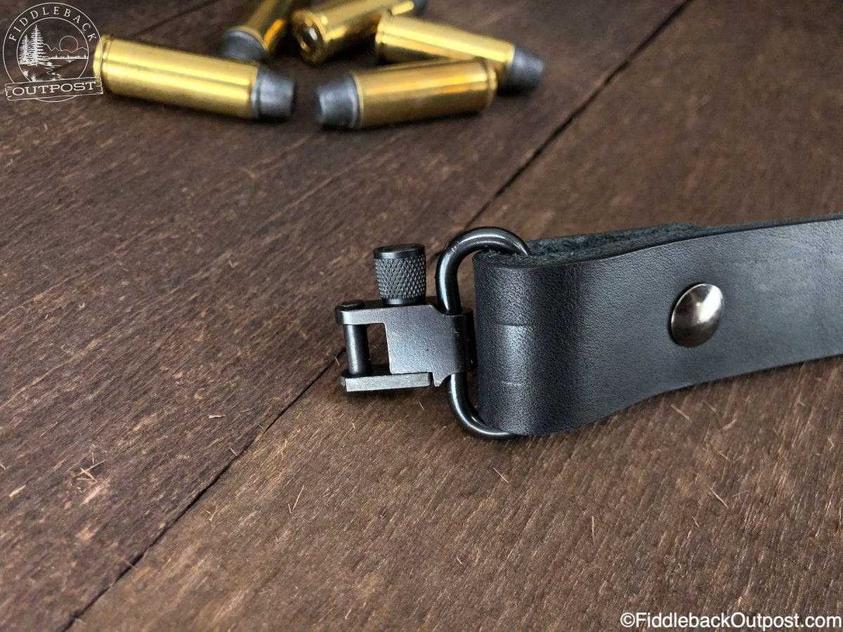 Rifle Sling - RLO Custom Leather - Fiddleback Outpost