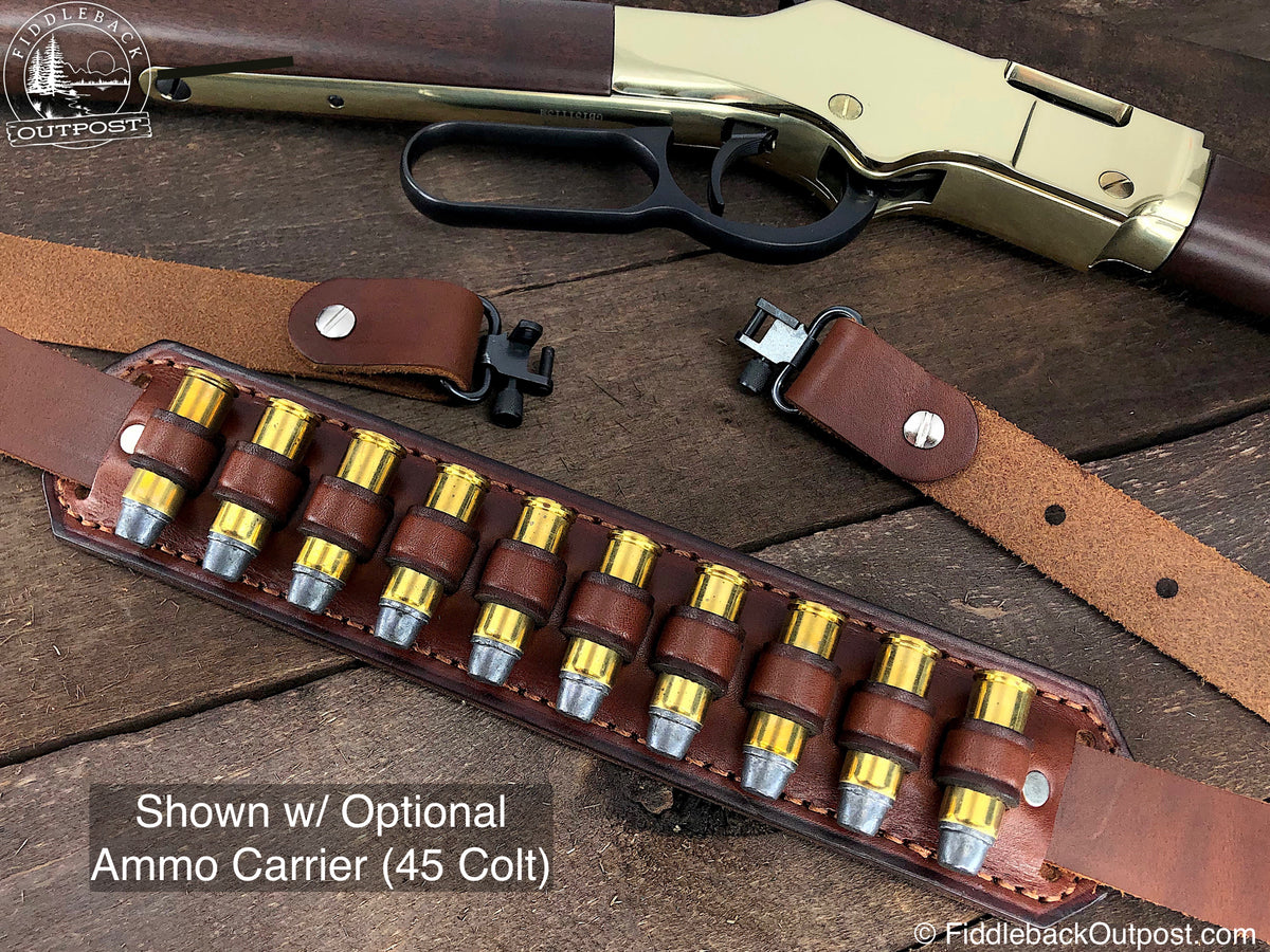 Rifle Sling - RLO Custom Leather - Fiddleback Outpost