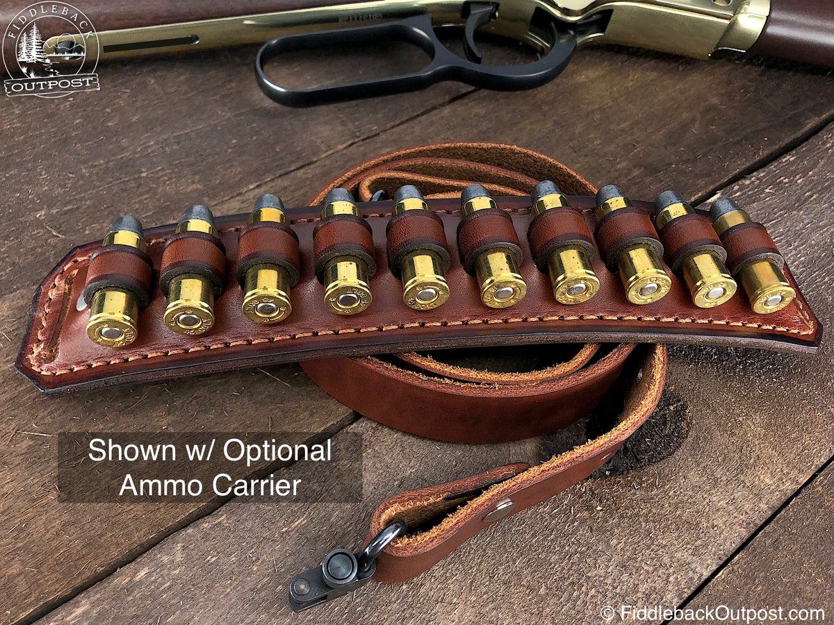 Rifle Sling - RLO Custom Leather - Fiddleback Outpost