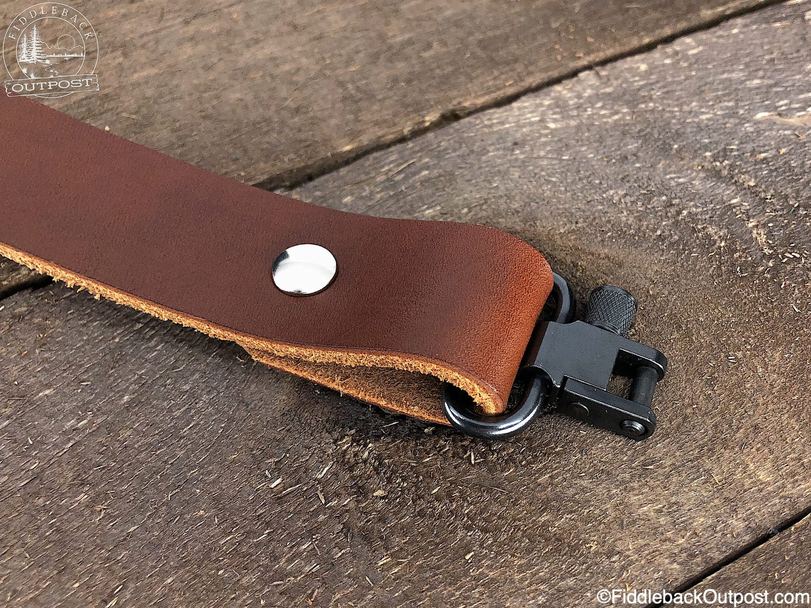 Rifle Sling - RLO Custom Leather - Fiddleback Outpost
